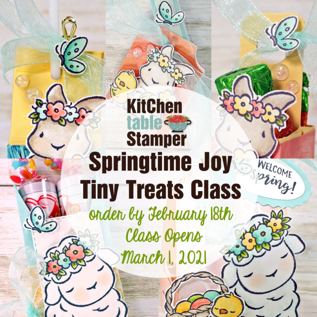 Introducing the Springtime Joy Tiny Treats Class with Kitchen Table Stamper