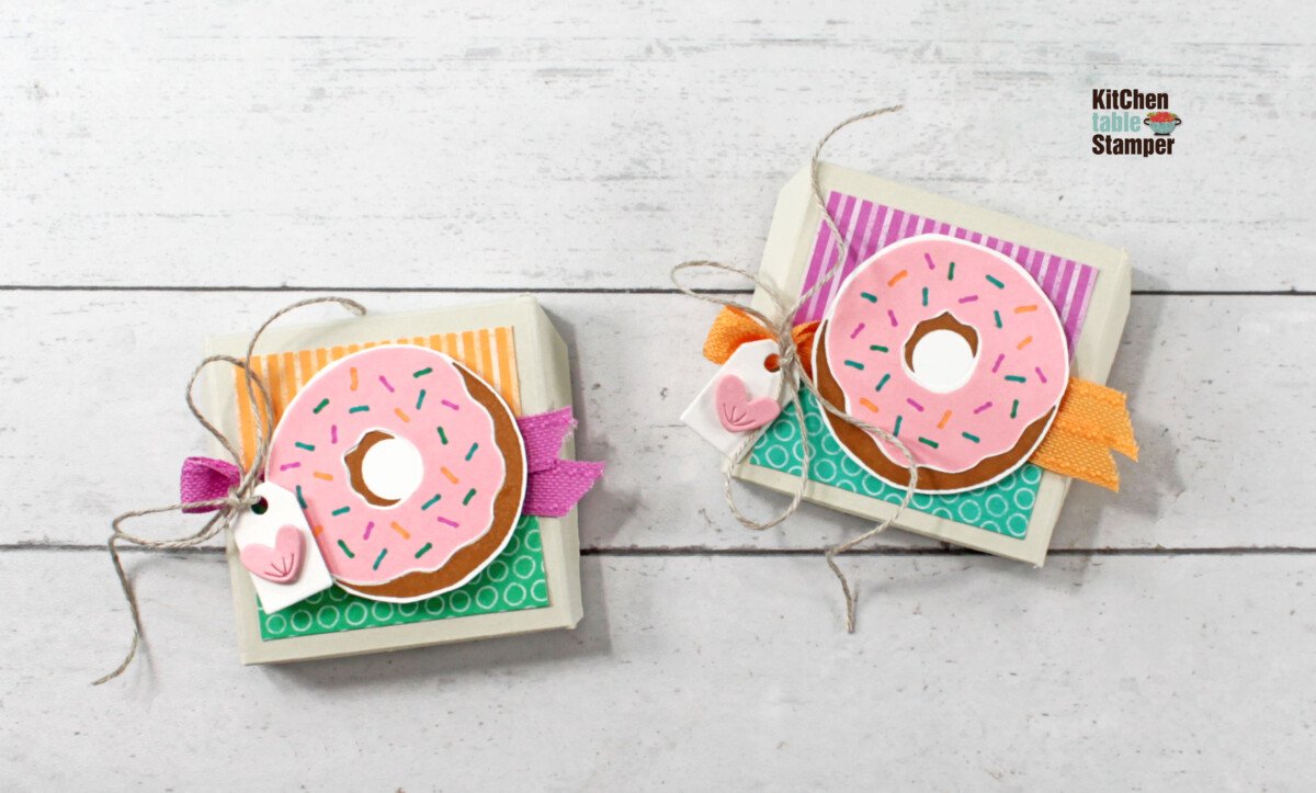 Make n Take Packet Offer – Carnival Treats - Donut Box Tutorial 2 of 5