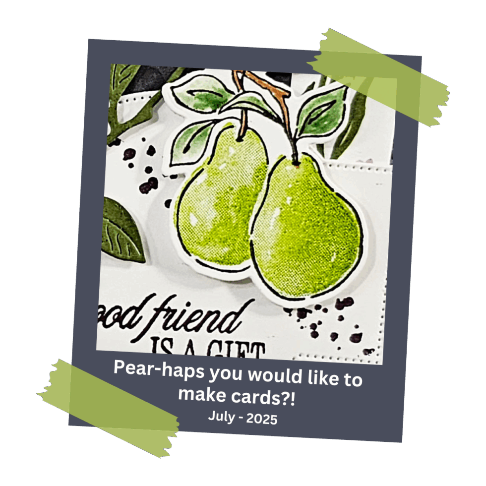 Special Edition: Short Cut Card Sketch #16 - Perfectly Pears - Hey Card Part 2 of 4