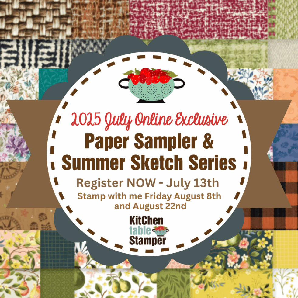 2025 Summer Mini Online Exclusive Paper Sampler and Sketch Series